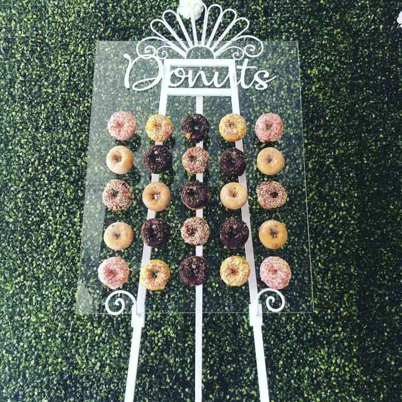 Donut Wall Hire Including Easel Stand for Events in Melbourne | Styled ...