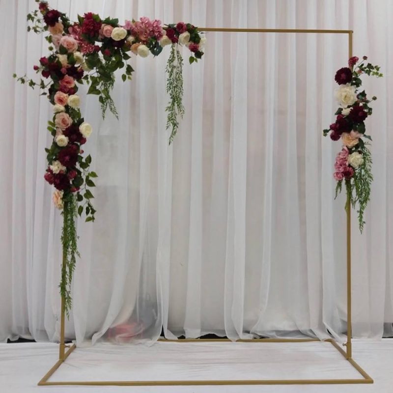 Gold Ceremony Arch Hire for Weddings in Melbourne | Styled Event Hire
