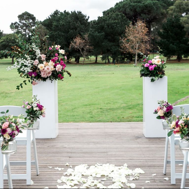 WHITE PLINTH STANDS ( x 2) | Styled Event Hire