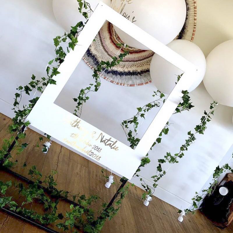 Black Metal Stand for Event Signage Frames in Melbourne | Styled Event Hire